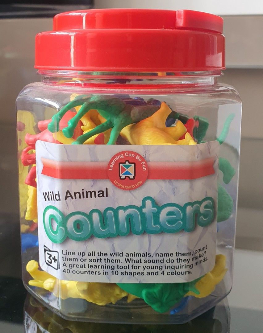 Counters - Wild Animals, Hobbies & Toys, Toys & Games on Carousell