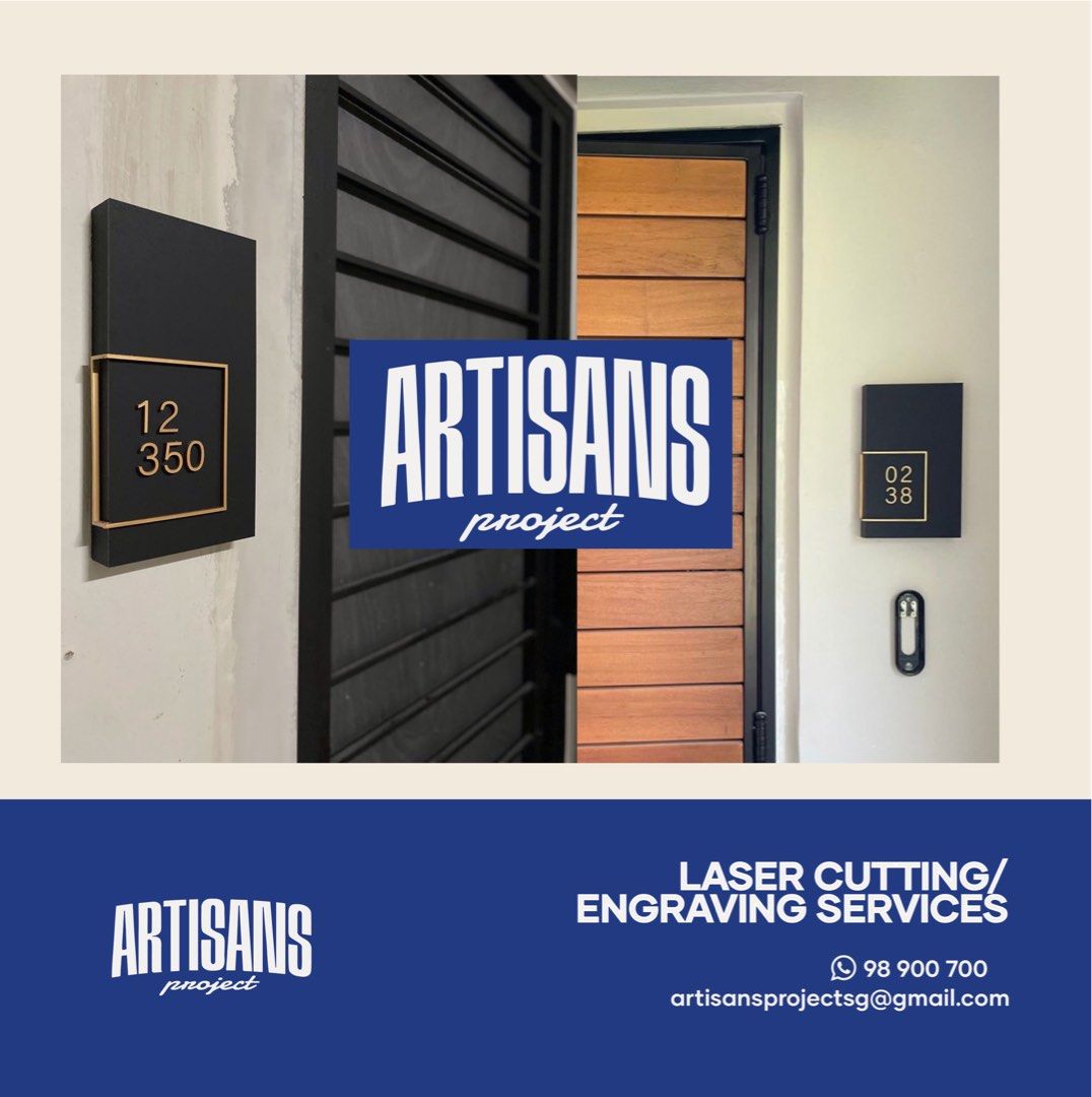 Custom Door Unit Numbers Plaques/ Signage (Homes/Business/Offices etc ...