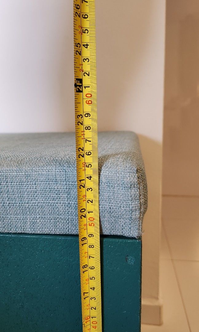 Custom made storage box with seat, Furniture & Home Living, Home ...