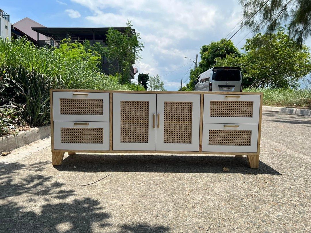 Customised Solihiya design TV console on Carousell