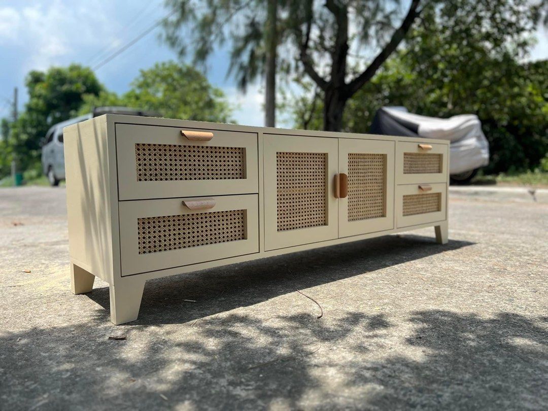 Customised Solihiya design TV console on Carousell