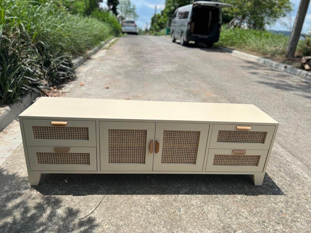 Customised Solihiya design TV console on Carousell