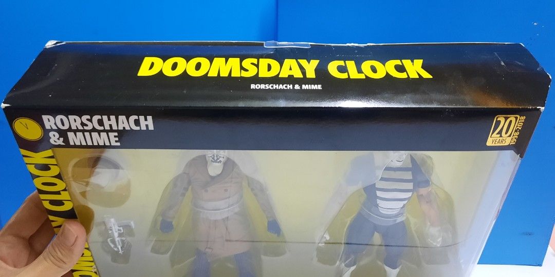 DC Collectibles Doomsday Clock Rorschach &Mime on Carousell