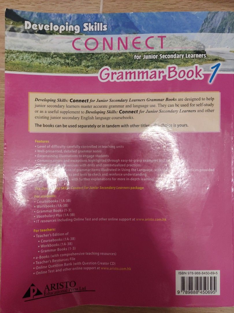 Developing Skills CONNECT for Junior Secondary Learners Grammar Book 1, 興趣及遊戲, 書本 & 文具, 教科書 ...