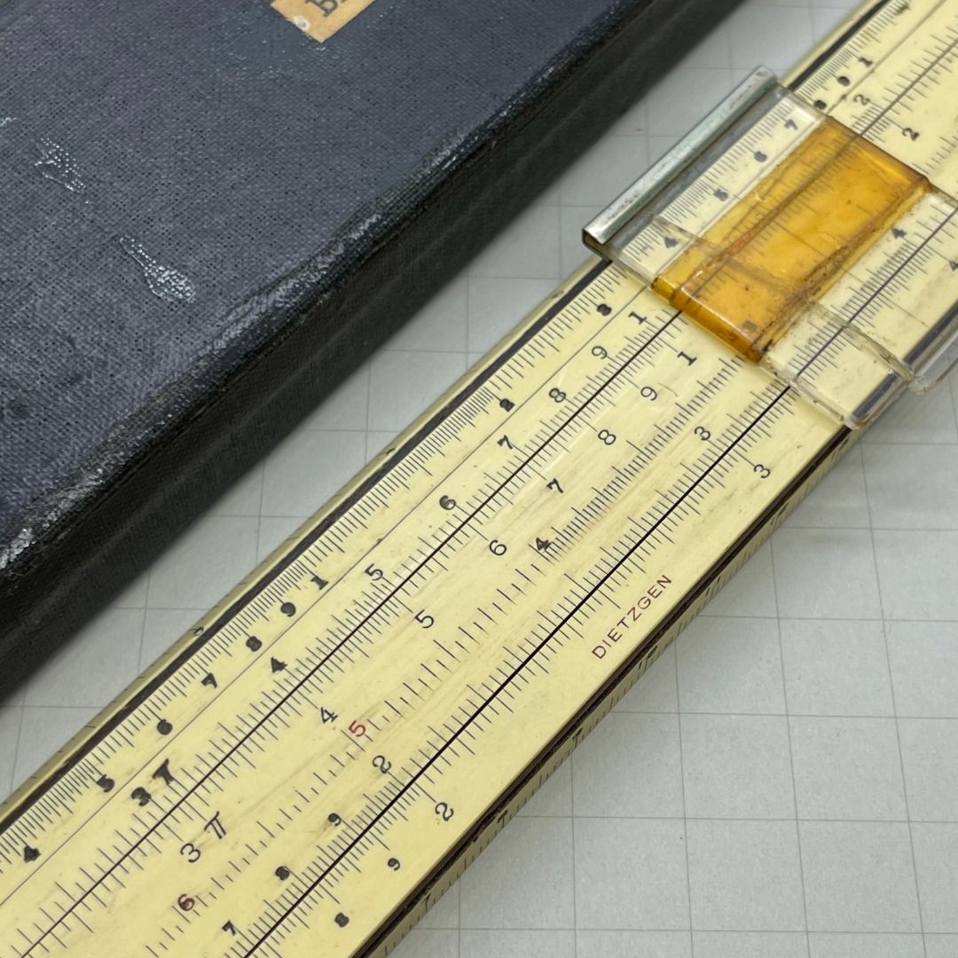 DIETZGEN sliding ruler for engineers, Hobbies & Toys, Stationery ...