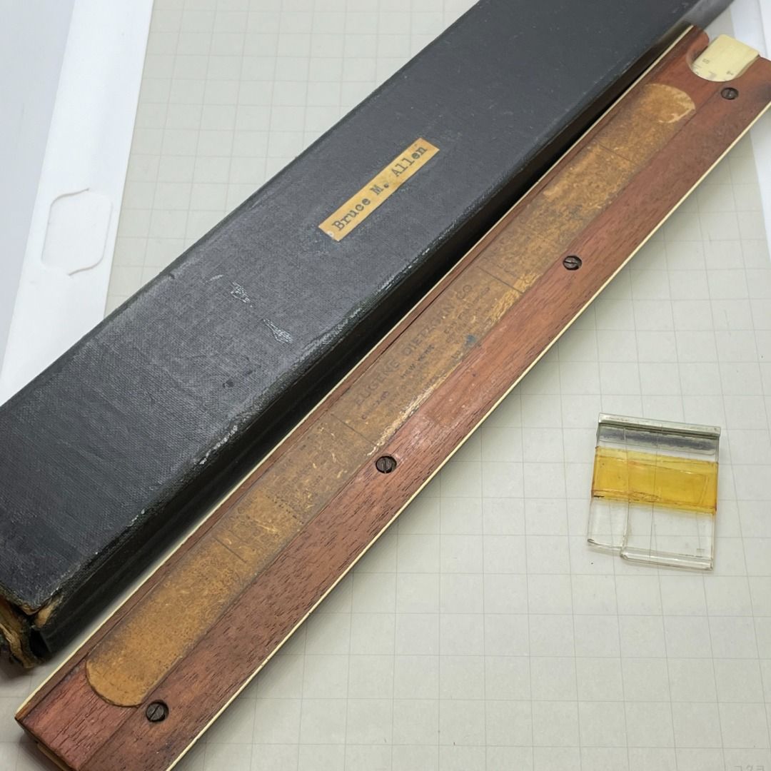 DIETZGEN sliding ruler for engineers, Hobbies & Toys, Stationery ...