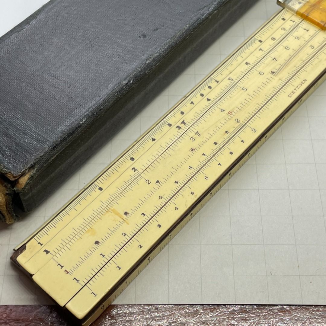 DIETZGEN sliding ruler for engineers, Hobbies & Toys, Stationery ...
