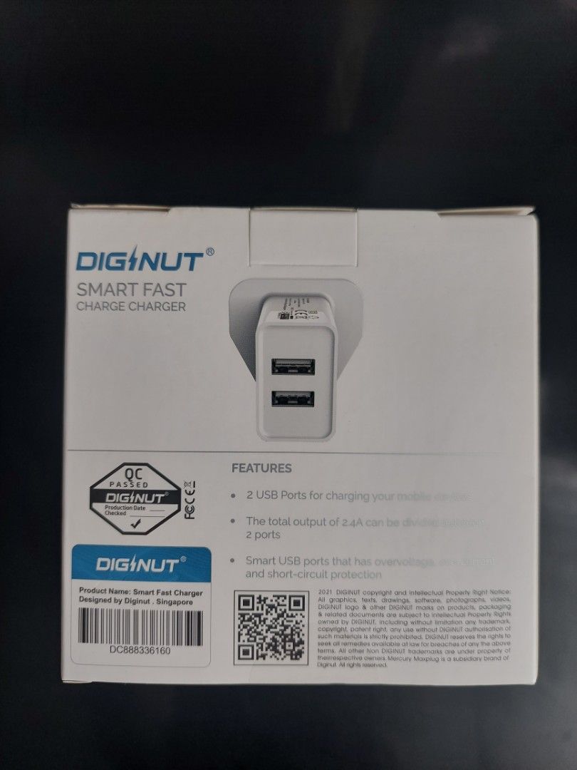 Diginut Smart Fast Charge Charger, Video Gaming, Gaming Accessories ...