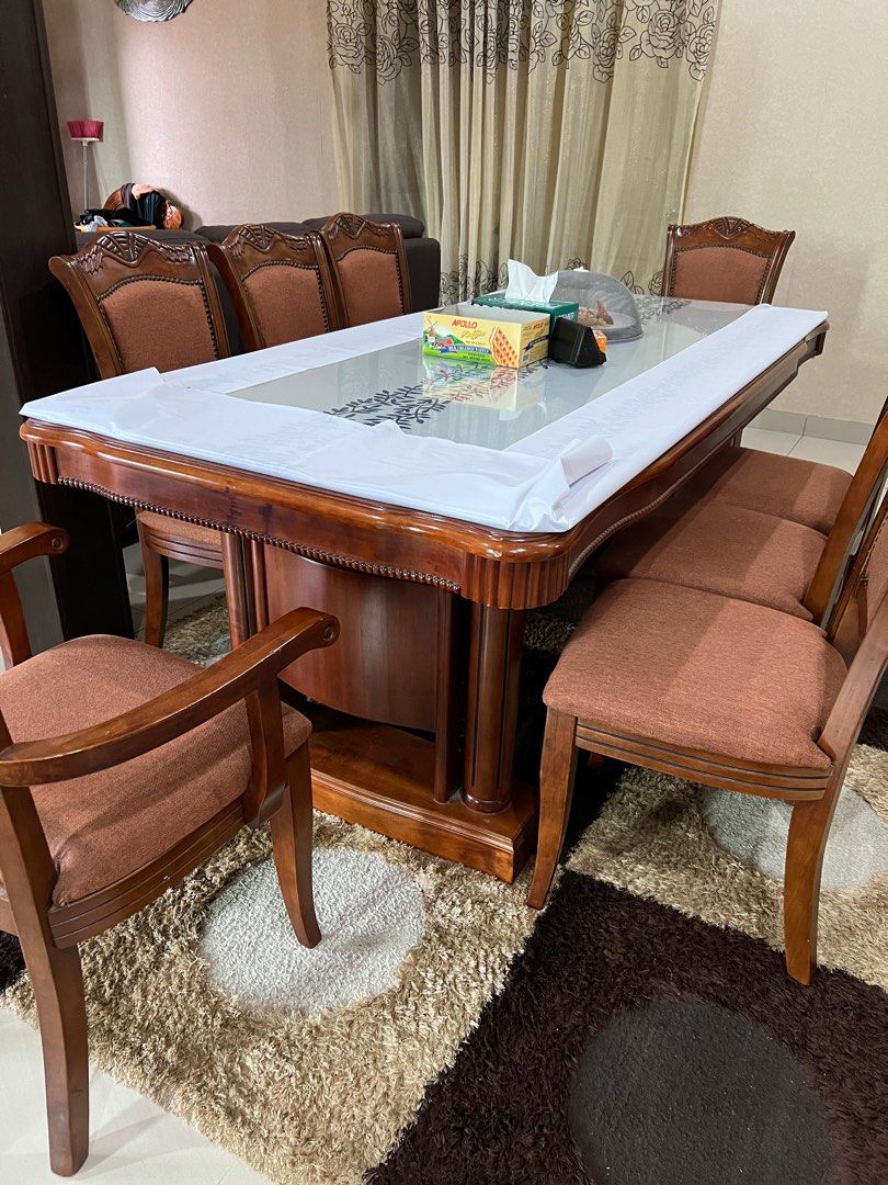 Dining Table 8 Seater, Furniture & Home Living, Furniture, Tables ...