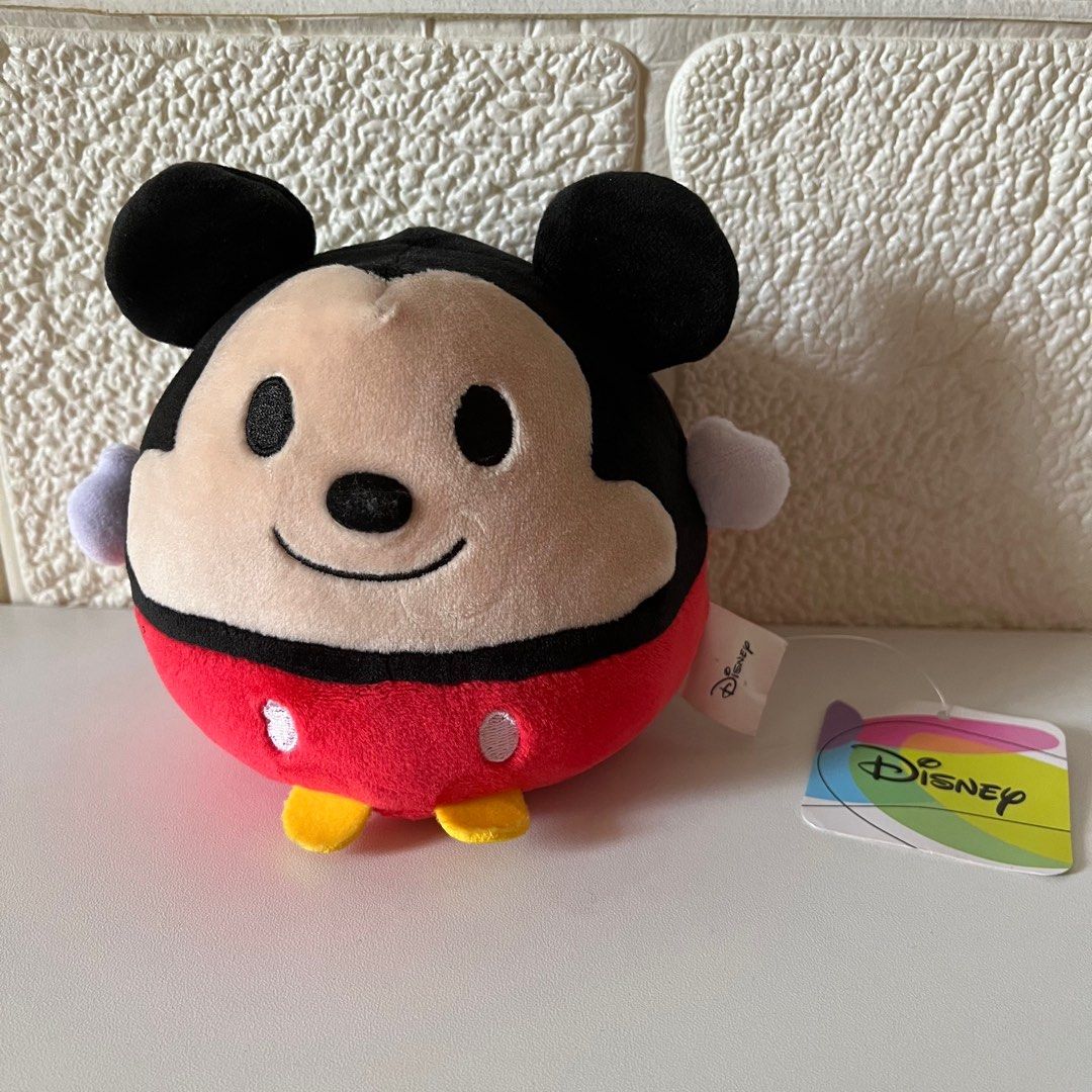 Disney Mickey Mouse Round Bochog Plush Stuff Toy on Carousell