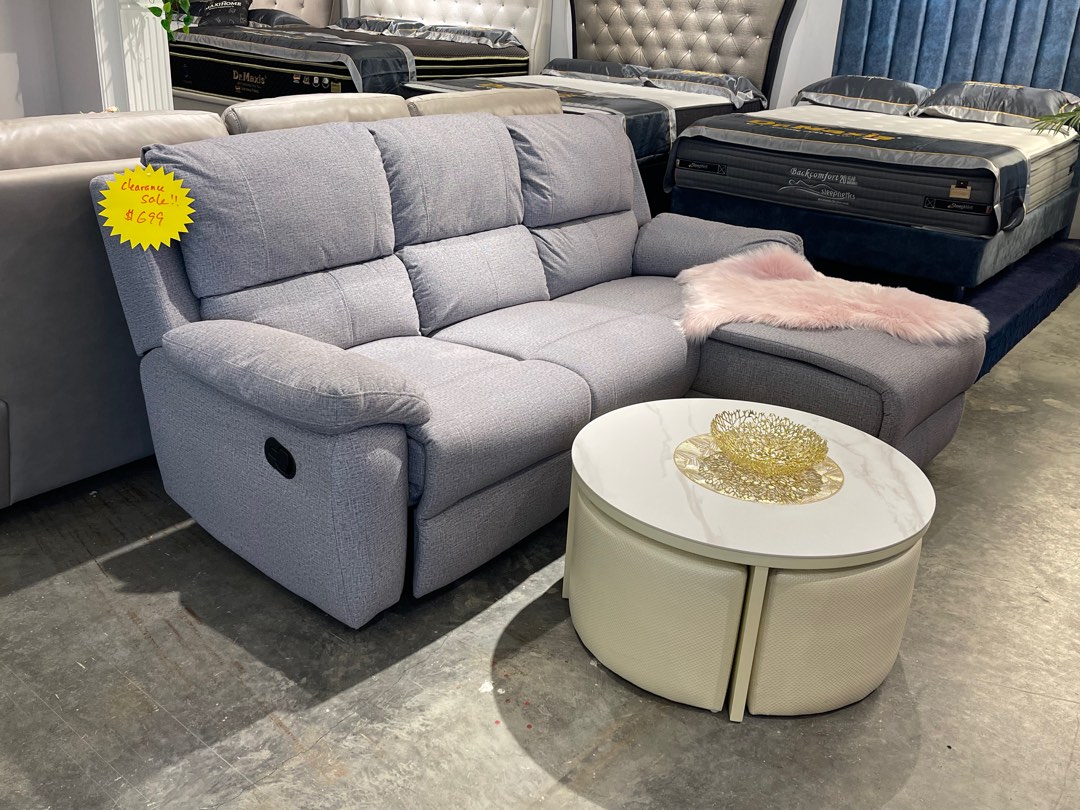 Showroom Display Set Recliner Sofa, Furniture & Home Living, Furniture ...