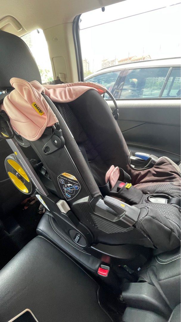 Doona+ infant car seat in pink with isofix, Babies & Kids, Going Out ...