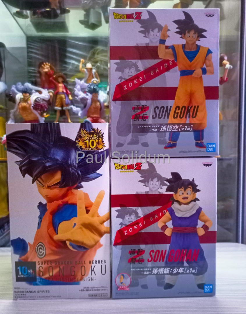 Dragon Ball Z SBDH Goku and Ekiden Goku and Gohan on Carousell
