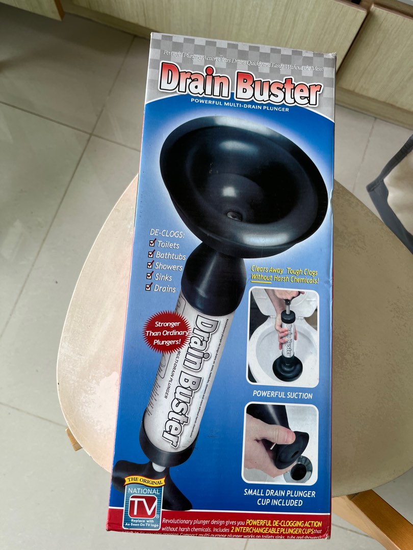Drain buster, Furniture & Home Living, Cleaning & Homecare Supplies ...