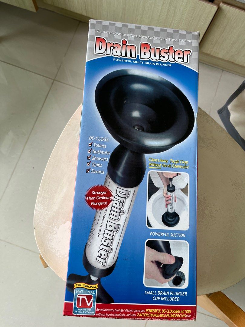 Drain buster, Furniture & Home Living, Cleaning & Homecare Supplies ...