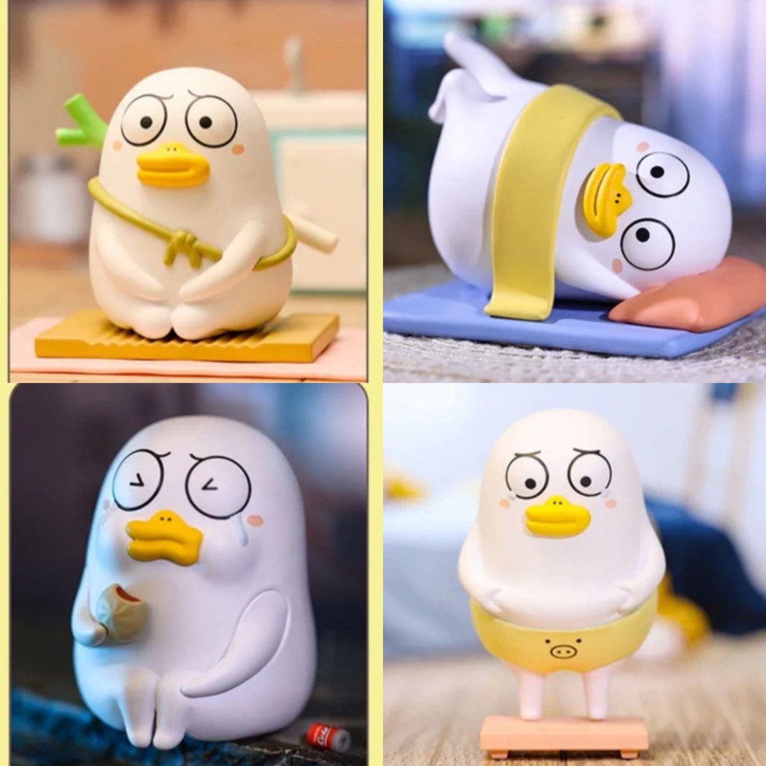 RARE OLD DUCKYO FRIENDS EMOJI PACKAGE POPMART / full set / single blind ...