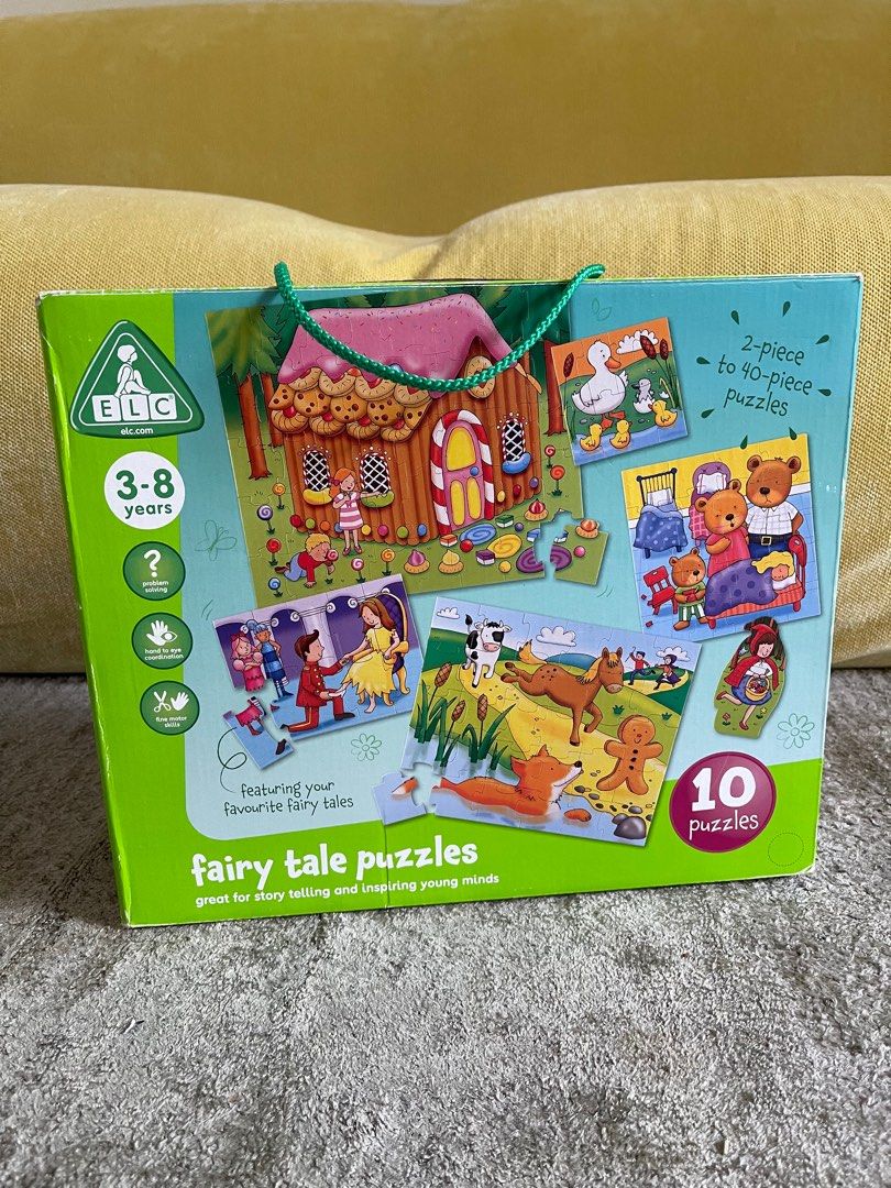 ELC Fairy Tale Puzzles 10 in 1, Hobbies & Toys, Toys & Games on Carousell