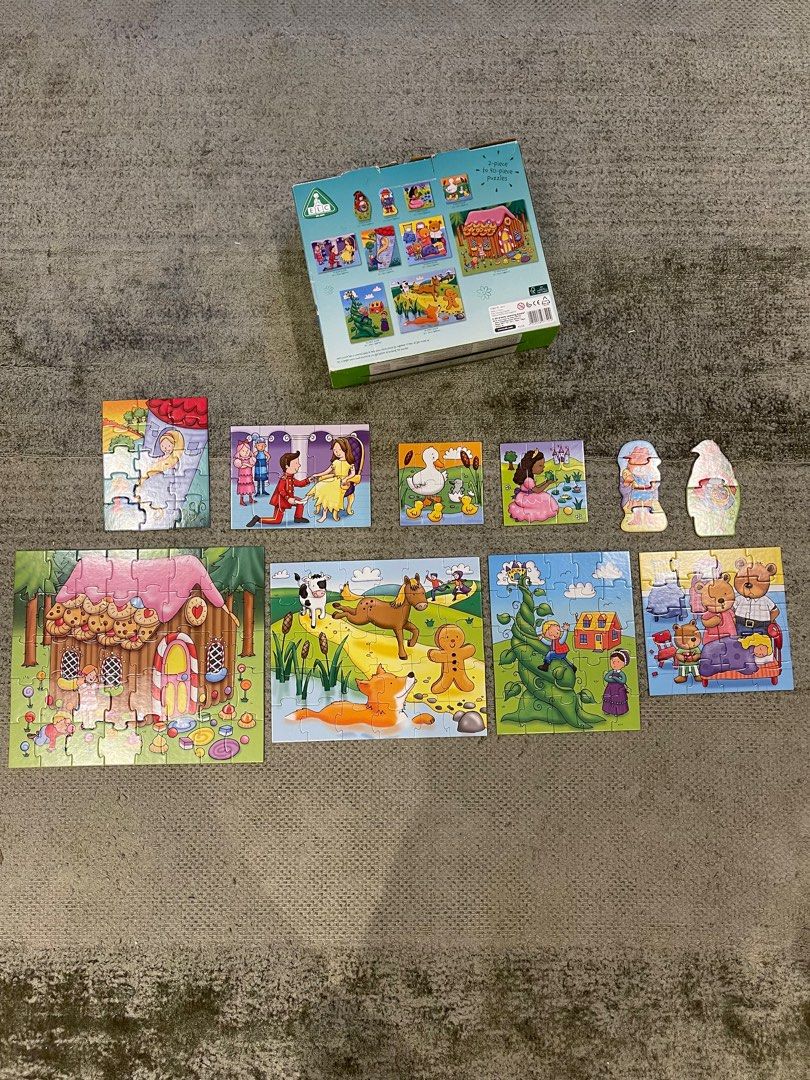 ELC Fairy Tale Puzzles 10 in 1, Hobbies & Toys, Toys & Games on Carousell