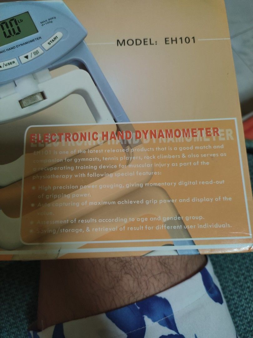 Electronic Hand Dynamometer(Model Number: EH101), Announcements on ...