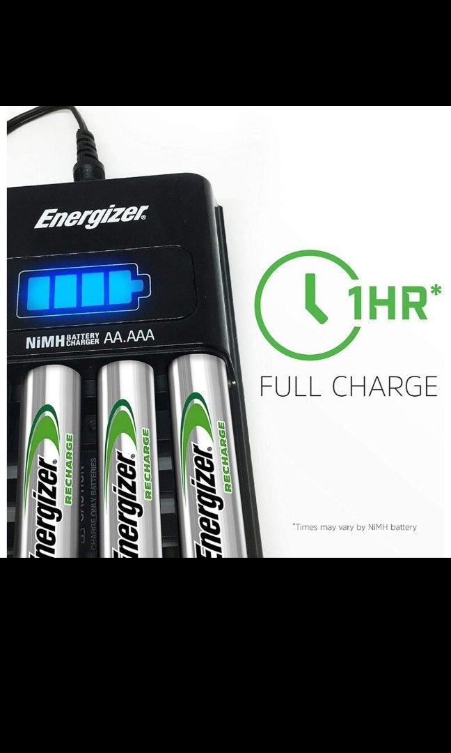 Energiser AA/AAA rechargeable batteries fast charger, Photography ...