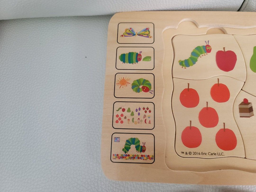 Eric Carle The Very Hungry Caterpillar Wooden Puzzles, Babies & Kids ...