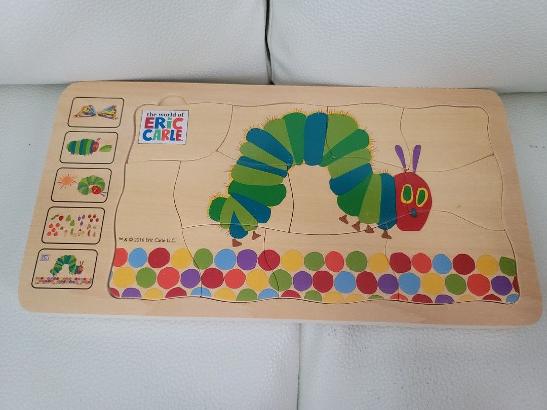 Eric Carle The Very Hungry Caterpillar Wooden Puzzles, Babies & Kids ...