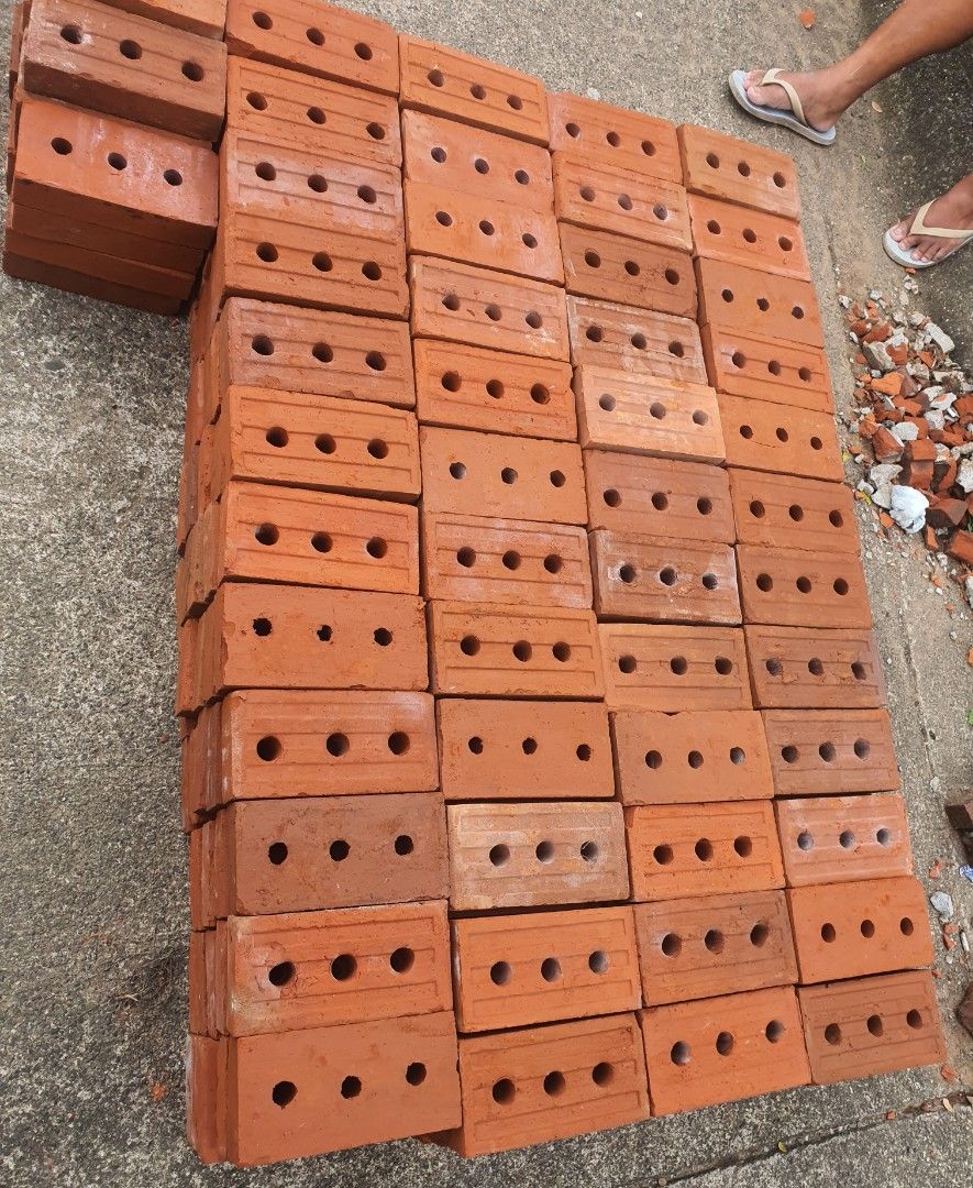 FIRE BRICKS WiTH 3 HOLES 4X8 INCHES on Carousell