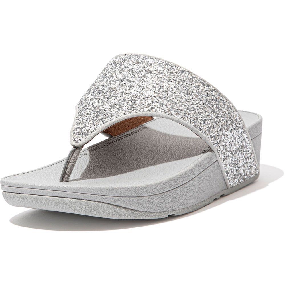 FitFlop Silver Glitter Sandals, Women's Fashion, Footwear, Sandals on ...