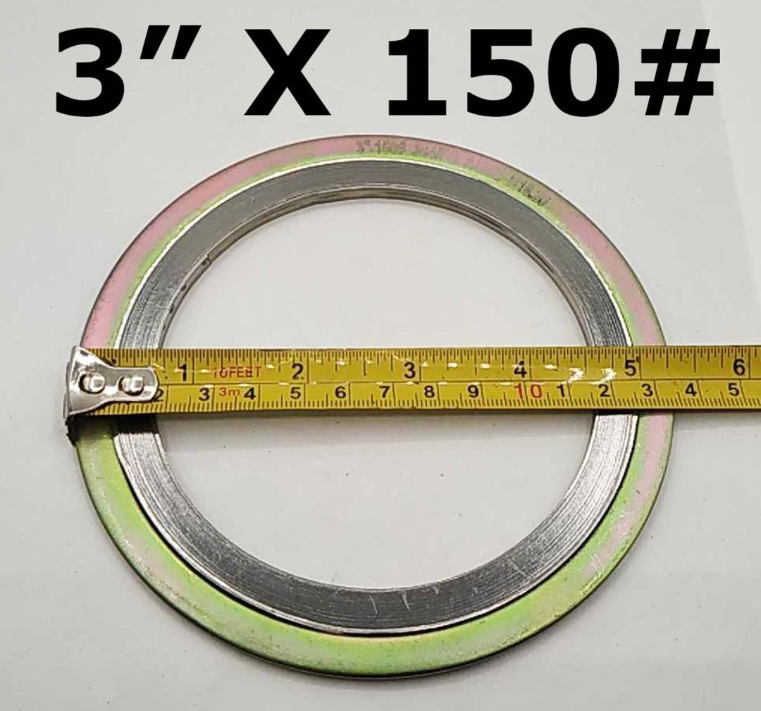FLEXITALLIC GASKET 3" X 150# SPIRAL WOUND GASKET 304/FG ASME B16.20 ...