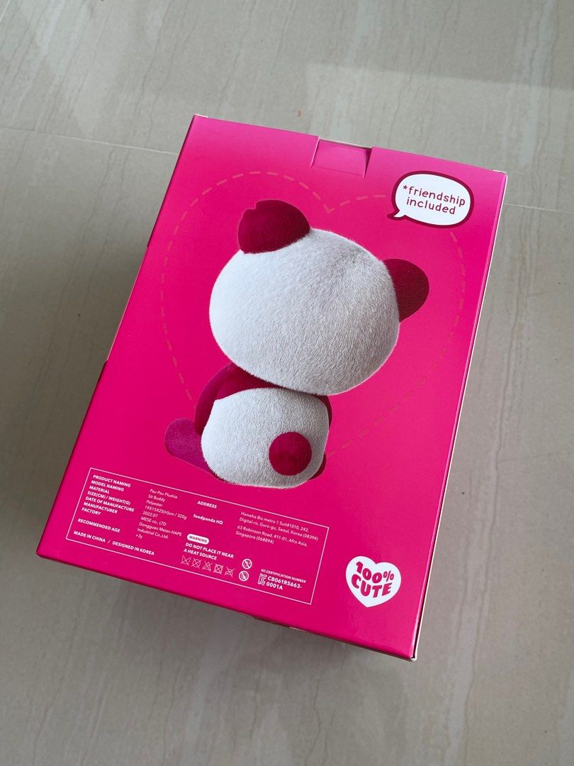 BNIB Foodpanda Pau Pau Plush Toy Panda, Hobbies & Toys, Toys & Games on ...