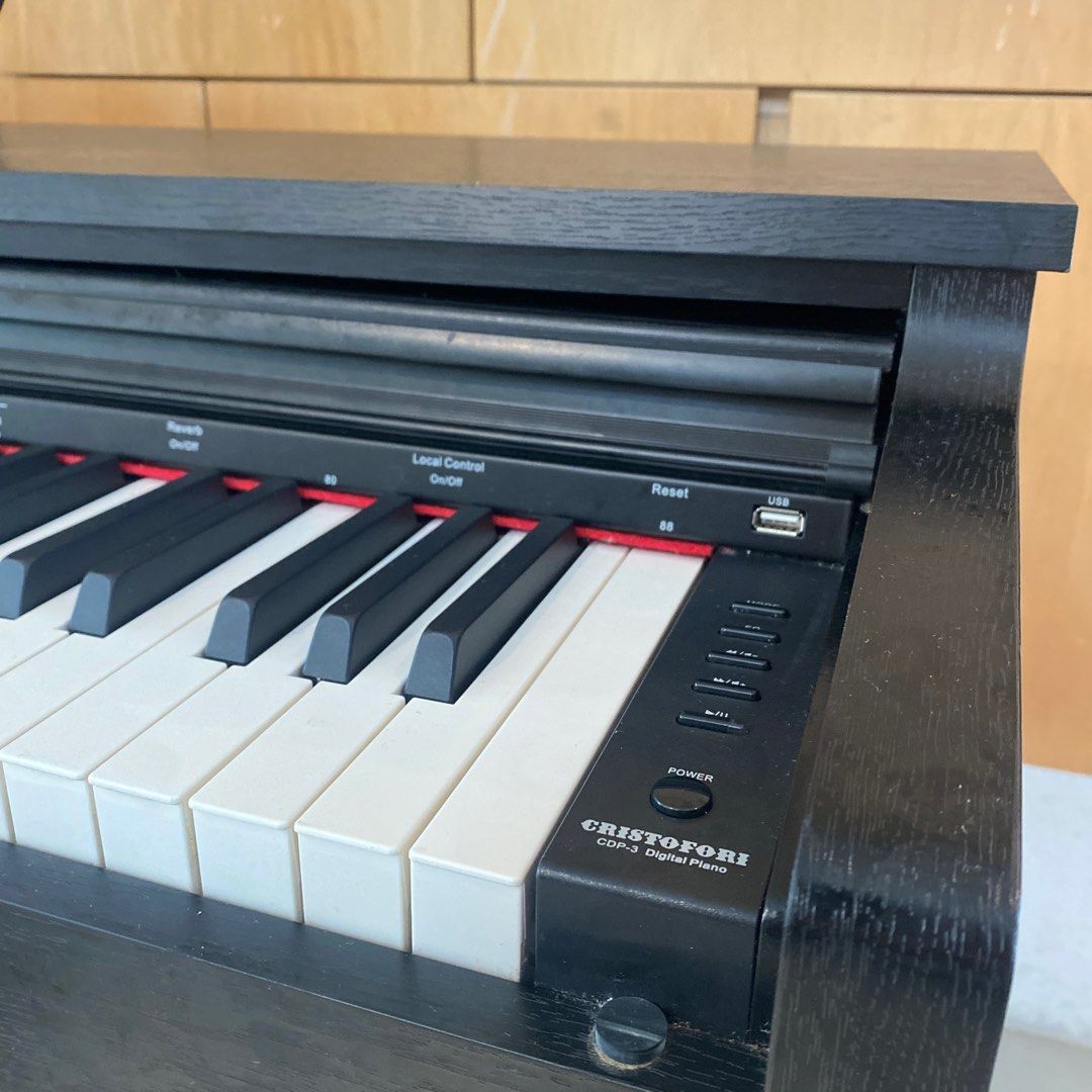 [Free Delivery] Cristofori CDP-3 Digital Piano 88 Weighted Keys with Seat, Hobbies & Toys, Music ...