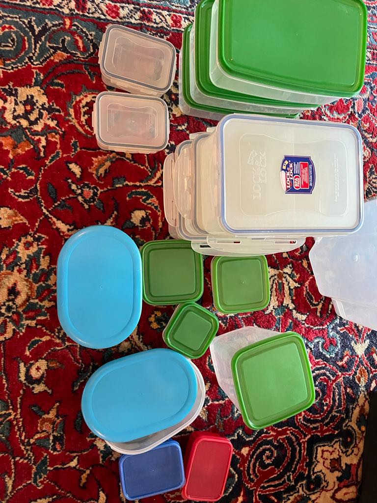 FREE food storage containers, Furniture & Home Living, Kitchenware ...