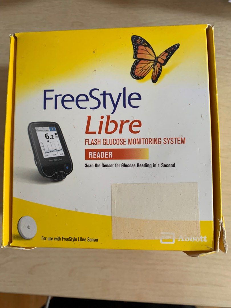Freestyle Libre Flash Glucose Monitoring System - READER + 1 SENSOR ...