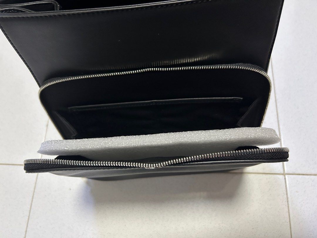 Front Flap Structured Backpack (Black), Women's Fashion, Bags & Wallets ...