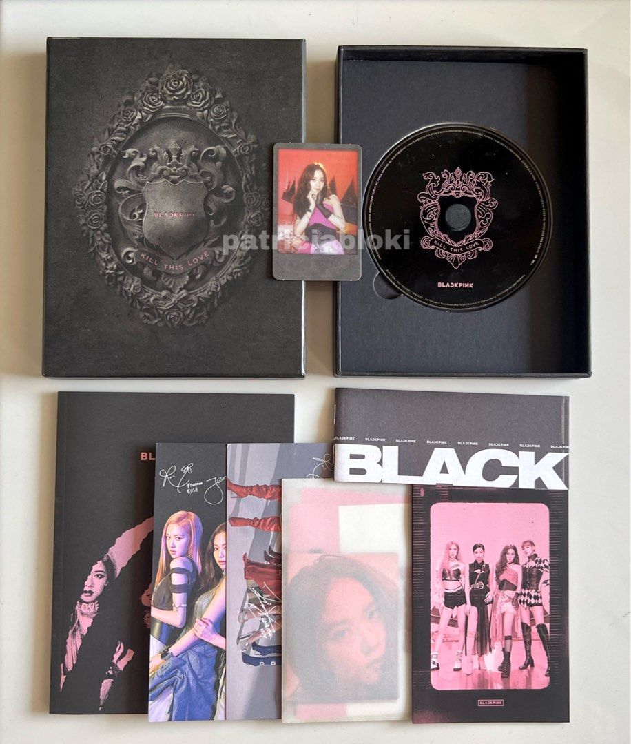 Fullset Album BLACKPINK Kill This Love Black & Pink Ver KTL Pc Photocard Jisoo BP KPOP The Born ...