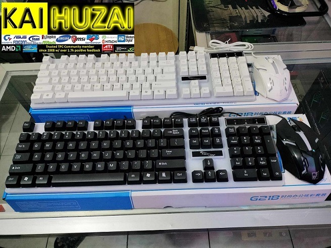 G21b Keyboard And Mouse Bundle With Led On Carousell