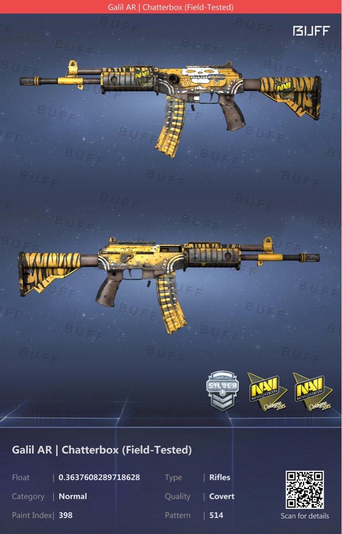 Galil AR Chatterbox FT CSGO, Video Gaming, Gaming Accessories, In-Game Products on Carousell