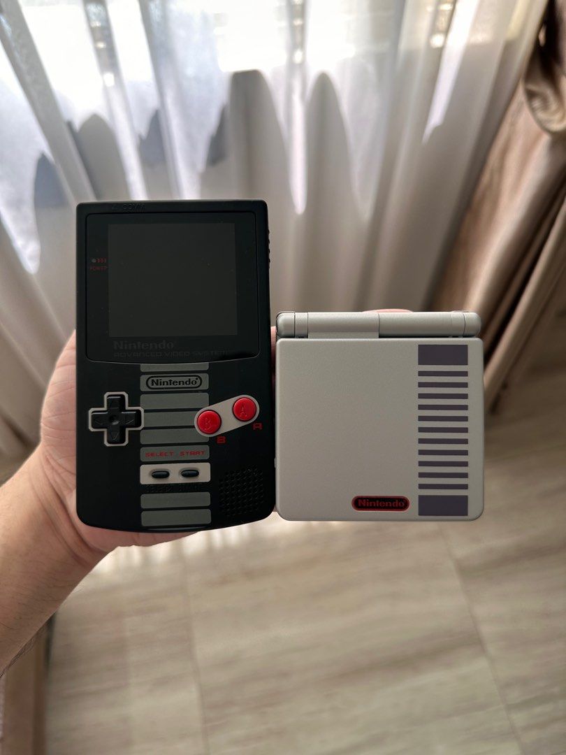 Gameboy IPS Modded NES Theme, Video Gaming, Video Game Consoles ...