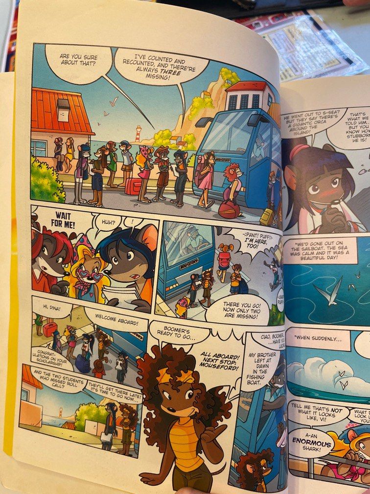 Geronimo Stilton and Thea Stilton Graphic Novel, Hobbies & Toys, Books ...