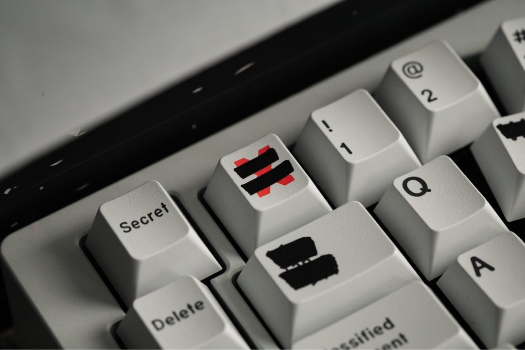 GMK redacted keycaps, Computers & Tech, Parts & Accessories, Computer ...