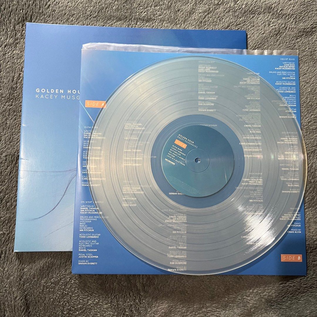 Golden Hour - Kacey Musgraves (Clear Vinyl), Hobbies & Toys, Music ...