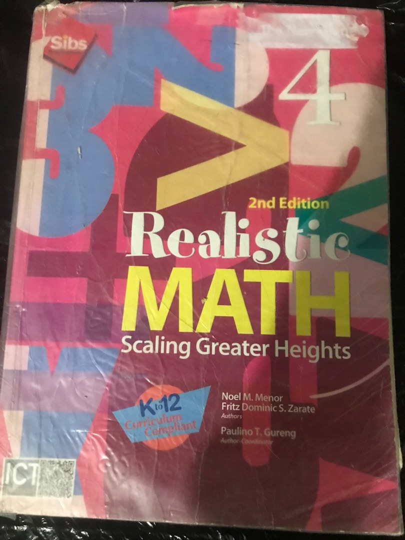 Grade 4 Textbooks - Realistic Math 4 (2nd Edition), Hobbies & Toys ...