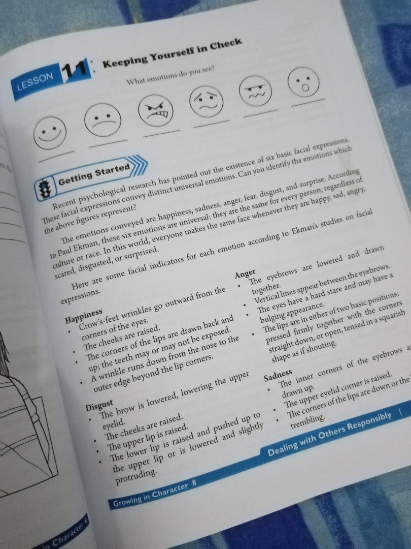 Grade 8 Growing in Character, Hobbies & Toys, Books & Magazines ...