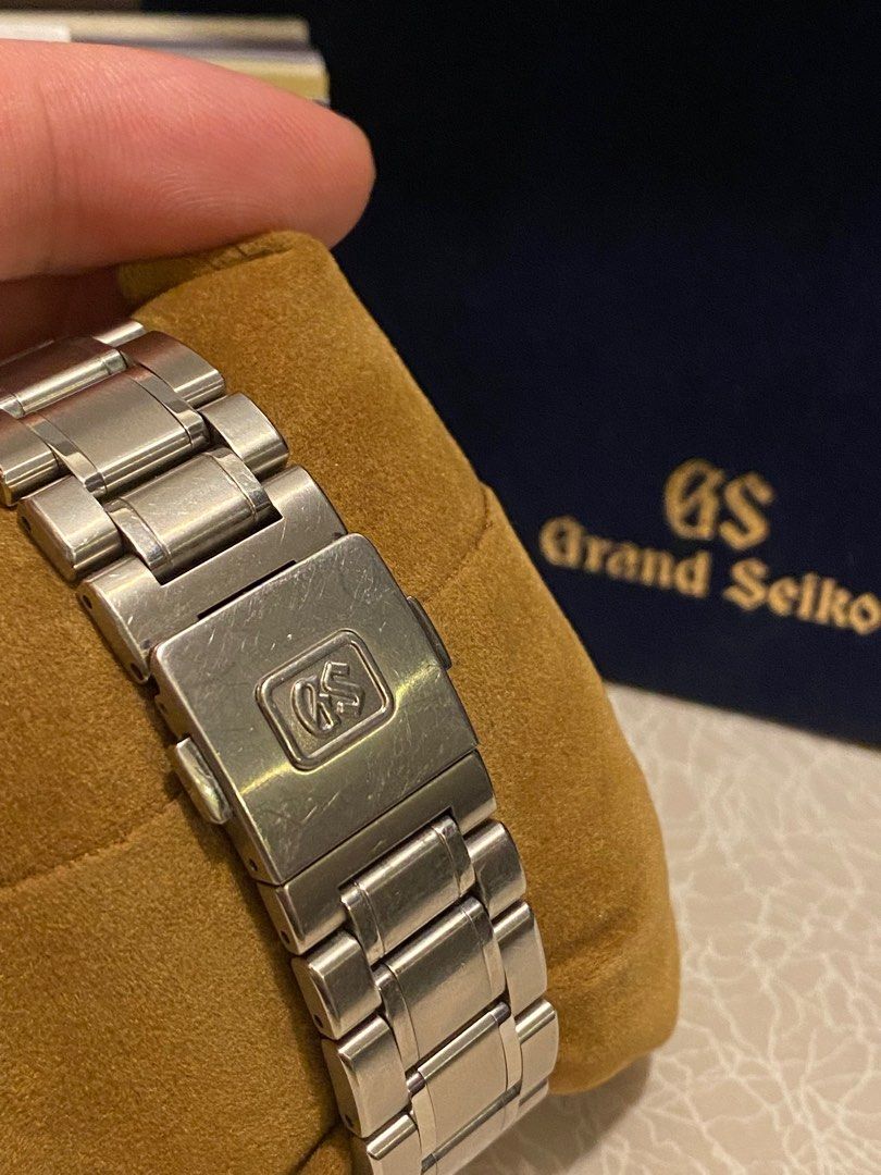 激罕全套齊中古初代雪姬Grand Seiko GS SPRING DRIVE 白鈦手錶, 名牌, 手錶 - Carousell