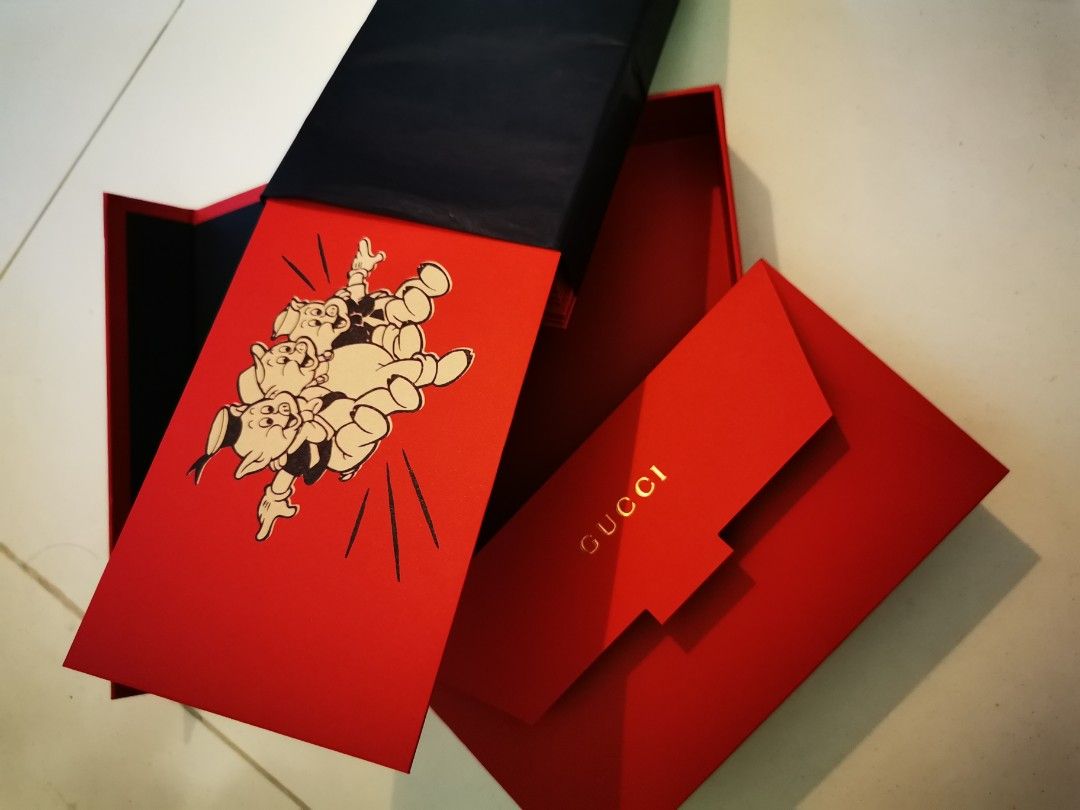 Gucci Disney red packet, Luxury, Accessories on Carousell