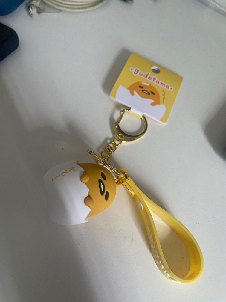 Gudetama Keychain - Sanrio, Hobbies & Toys, Memorabilia & Collectibles ...