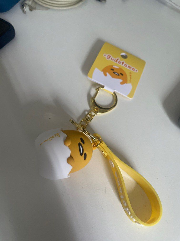 Gudetama Keychain - Sanrio, Hobbies & Toys, Memorabilia & Collectibles ...