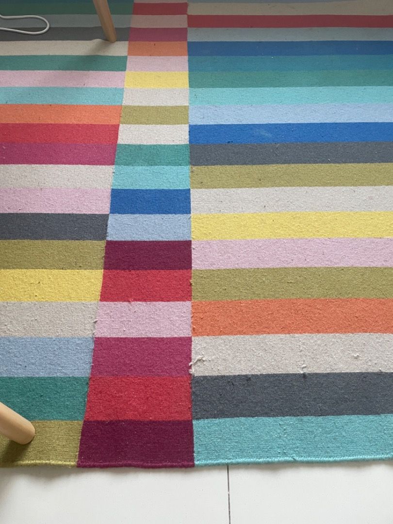 HALVED IKEA Rug (well used, but still pretty), Furniture & Home Living ...