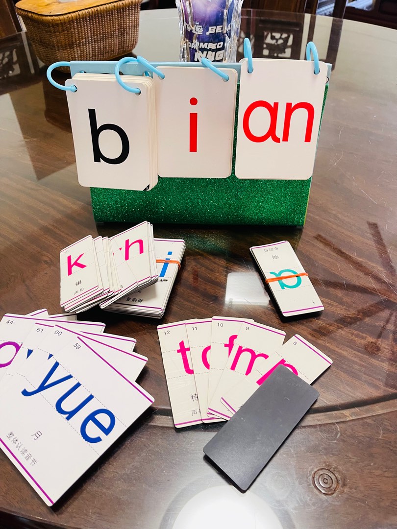 Hanyu Pinyin Flash Card (with Magnetic Cards), Hobbies & Toys, Books ...