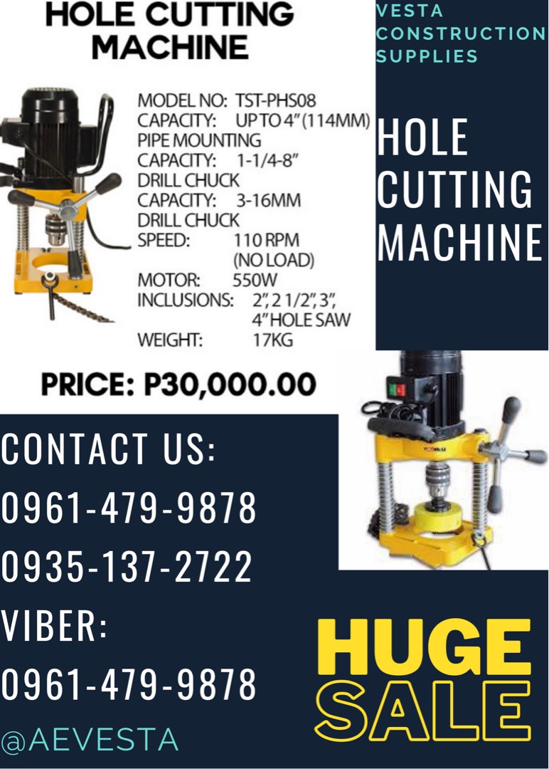 Hole cutting machine on Carousell